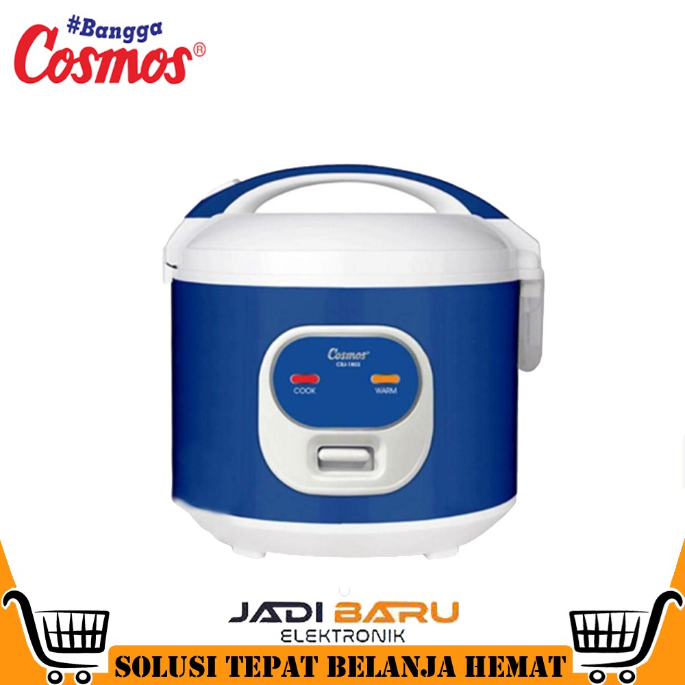 Jual (READY COD) Rice Cooker / Magic Com Cosmos CRJ 1803 / CRJ1803 / CRJ-1803 Rice Cooker Mini ...