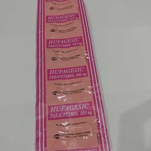 Jual Hufagesic Paracetamol Tablet - Obat Penurun Panas Demam Nyeri ...