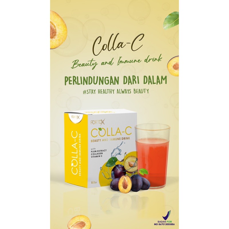 Jual COLLA C KOLAGEN PEMUTIH 1 Box 10 | Shopee Indonesia