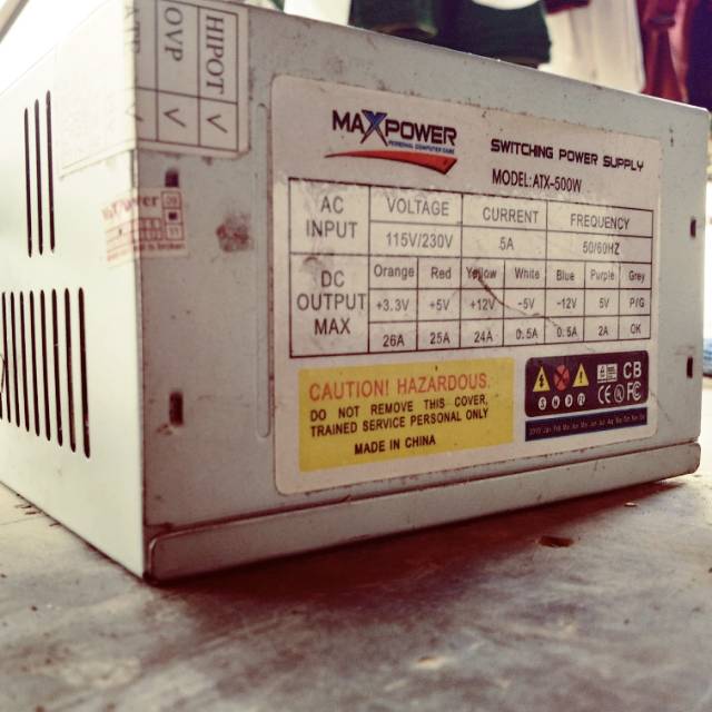Jual Power Supply Max Power 500W Ready | Shopee Indonesia