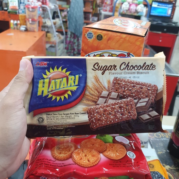 Jual 200GR - BISKUIT HATARI SUGAR CHOCOLATE / HATARI BISCUIT RASA ...