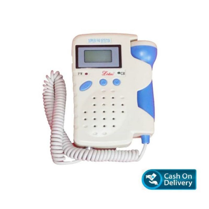 Jual Fetal Dopler Lotus LCD LT-555 Doppler Ukur Denyut Bayi LLT-555 Ori ...