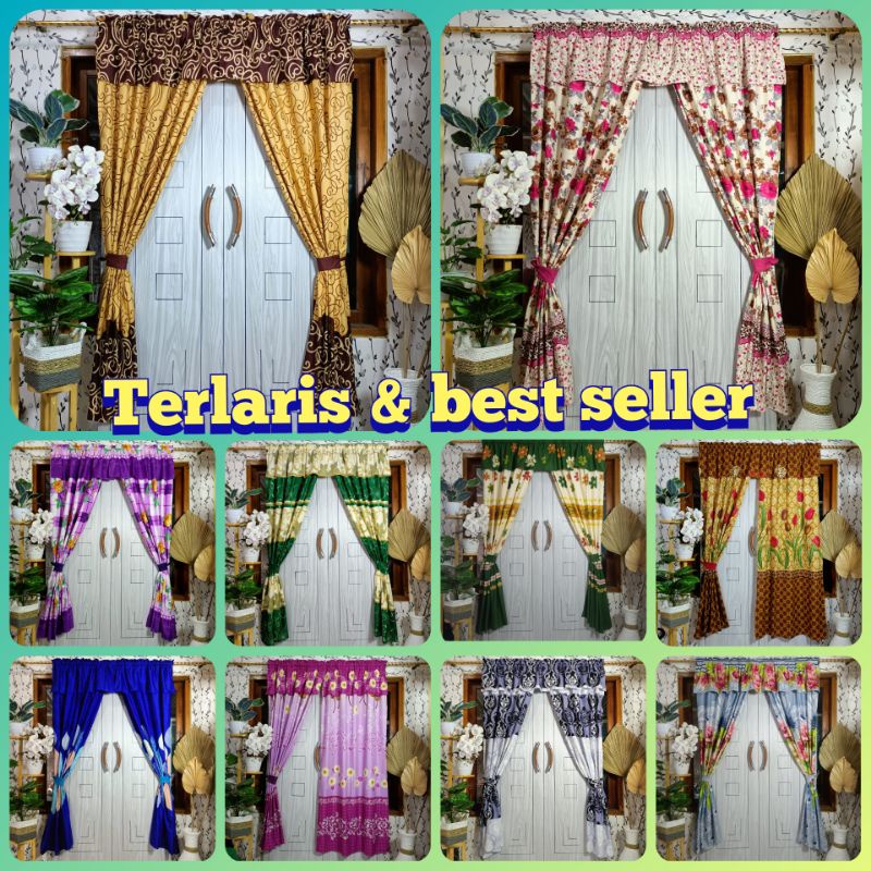 Jual GORDEN PINTU DAN JENDELA SERUT RUMBAI SIZE100cm x 200cm KORDEN ...