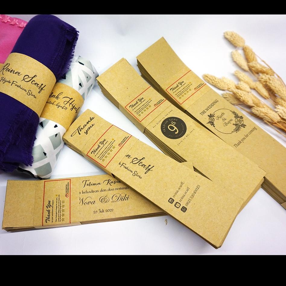 Jual Best Produk KKE9M LABEL GULUNG HIJAB / ROLL HIJAB / PAPER CRAFT ...