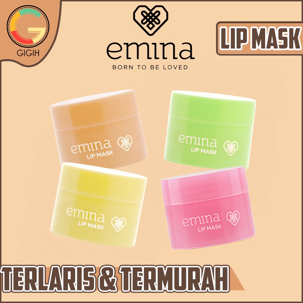 Jual EMINA Lip Mask 9gr ( Original / Vanilla / Milky Matcha / Orange ...