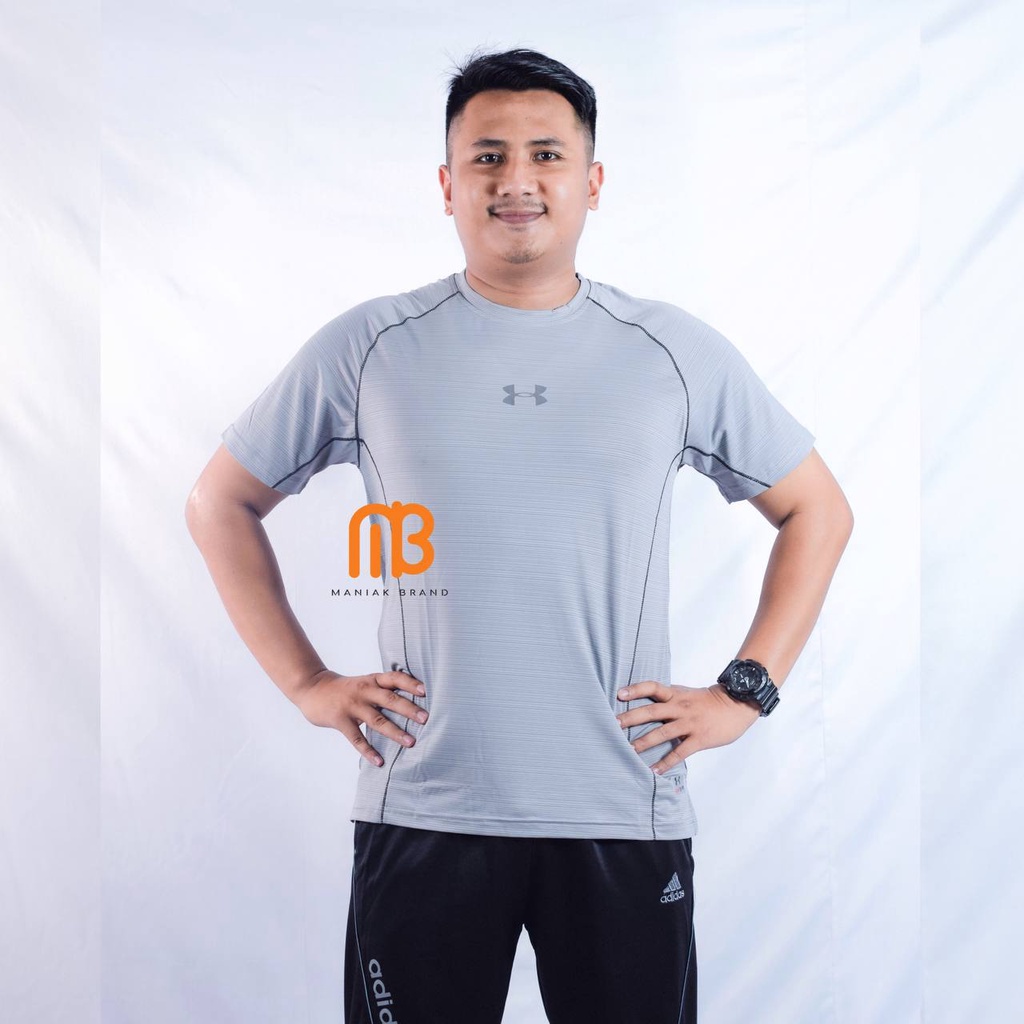 Jual Baju Olahraga Dry Fit Pria Men Kaos Olahraga Sport Running ...