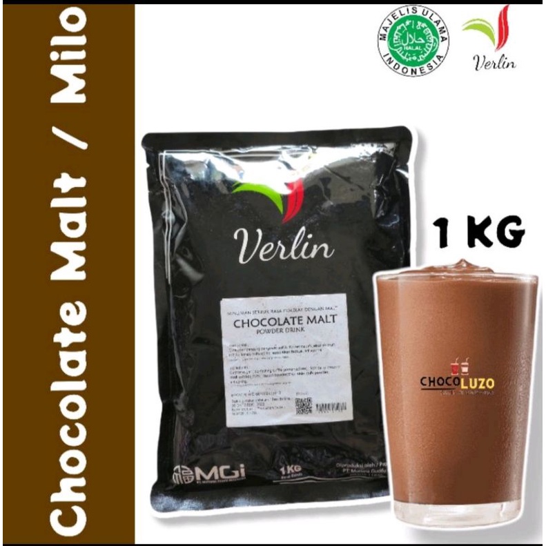Jual Bubuk minuman premium Verlin Chocolate Malt (Bukan Ovaltine / Milo ...