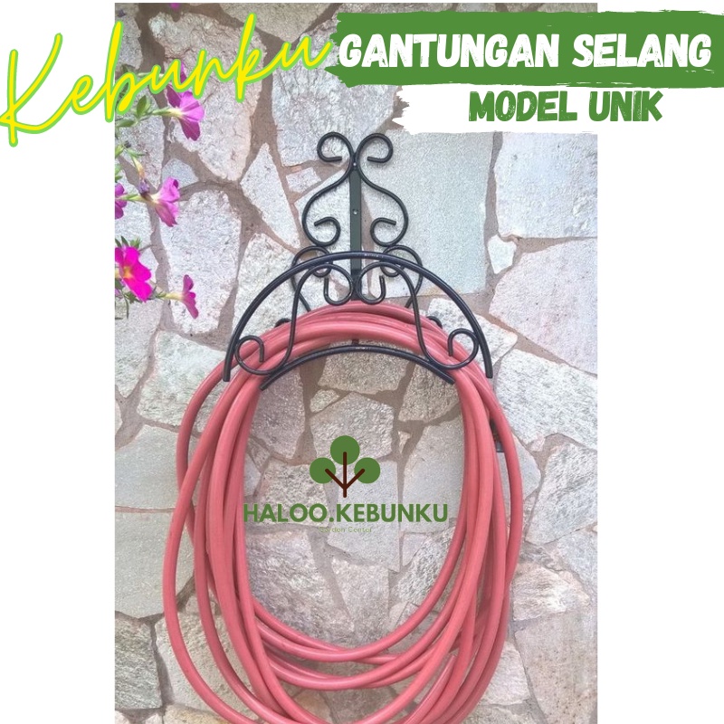 Jual KEBUNKU Braket Selang Air Tempel Dinding Gantungan Besi Tebal ...