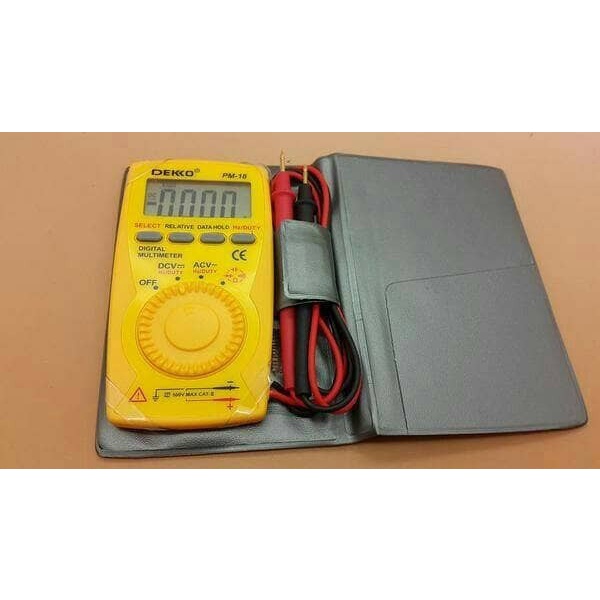 Jual Digital MultiMeter/MultiTester Digital Pocket Dekko PM-18 Korea ...