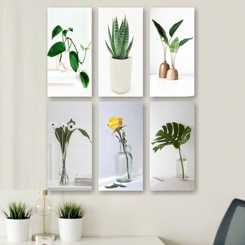 Jual HIASAN DINDING BUNGA WALL DECOR BUKET PAJANGAN KAYU BUNGA POSTER ...