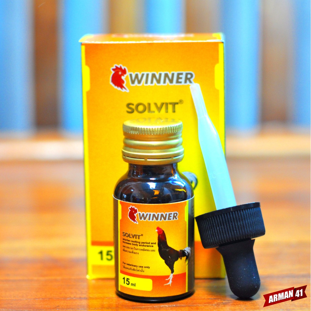 Jual Vitamin Anti Stress Daya Tahan Tubuh Ayam Aduan - SOLVIT LAGA - 15 Ml - MEDION | Shopee ...