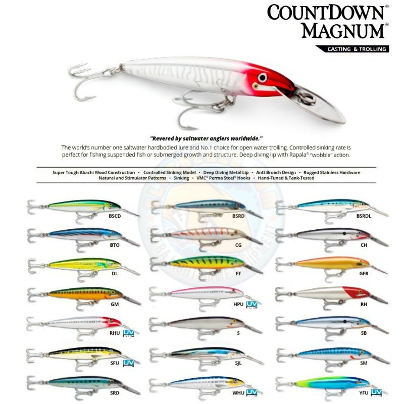 Jual UMPAN RAPALA CD MAGNUM || UMPAN RAPALA MAGNUM COUNTDOWN | Shopee Indonesia