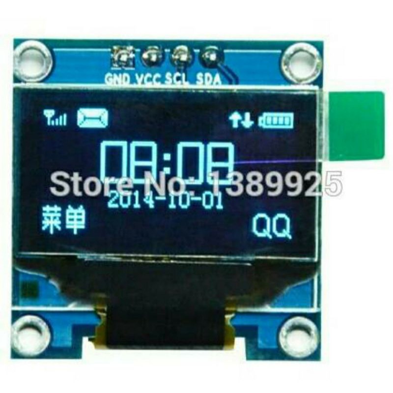 Jual 128X64 OLED LCD LED Display Module 0.96" I2C IIC | Shopee Indonesia
