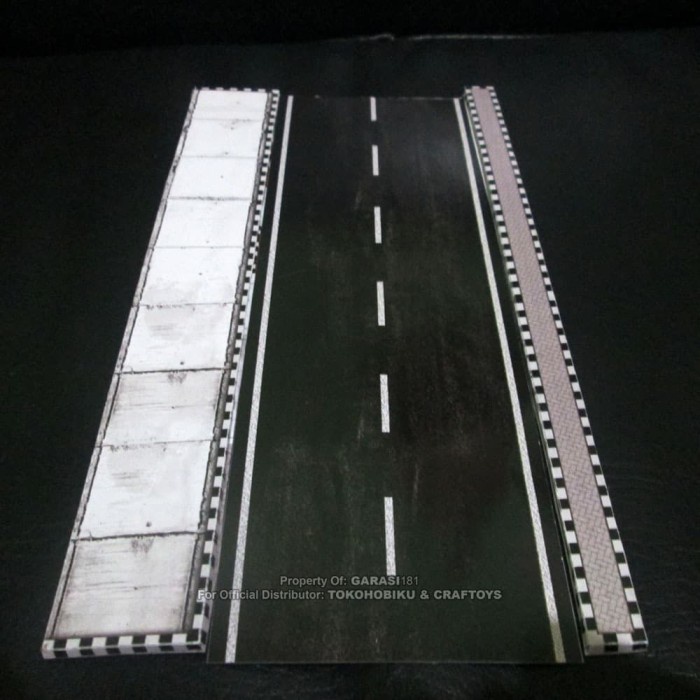 Jual diecast-track-bangunan- diorama diecast skala 1/64 - jalan raya ...