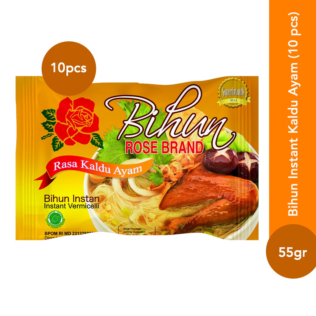 Jual Rose Brand - Bihun Instant Kaldu Ayam 10 pcs | Shopee Indonesia