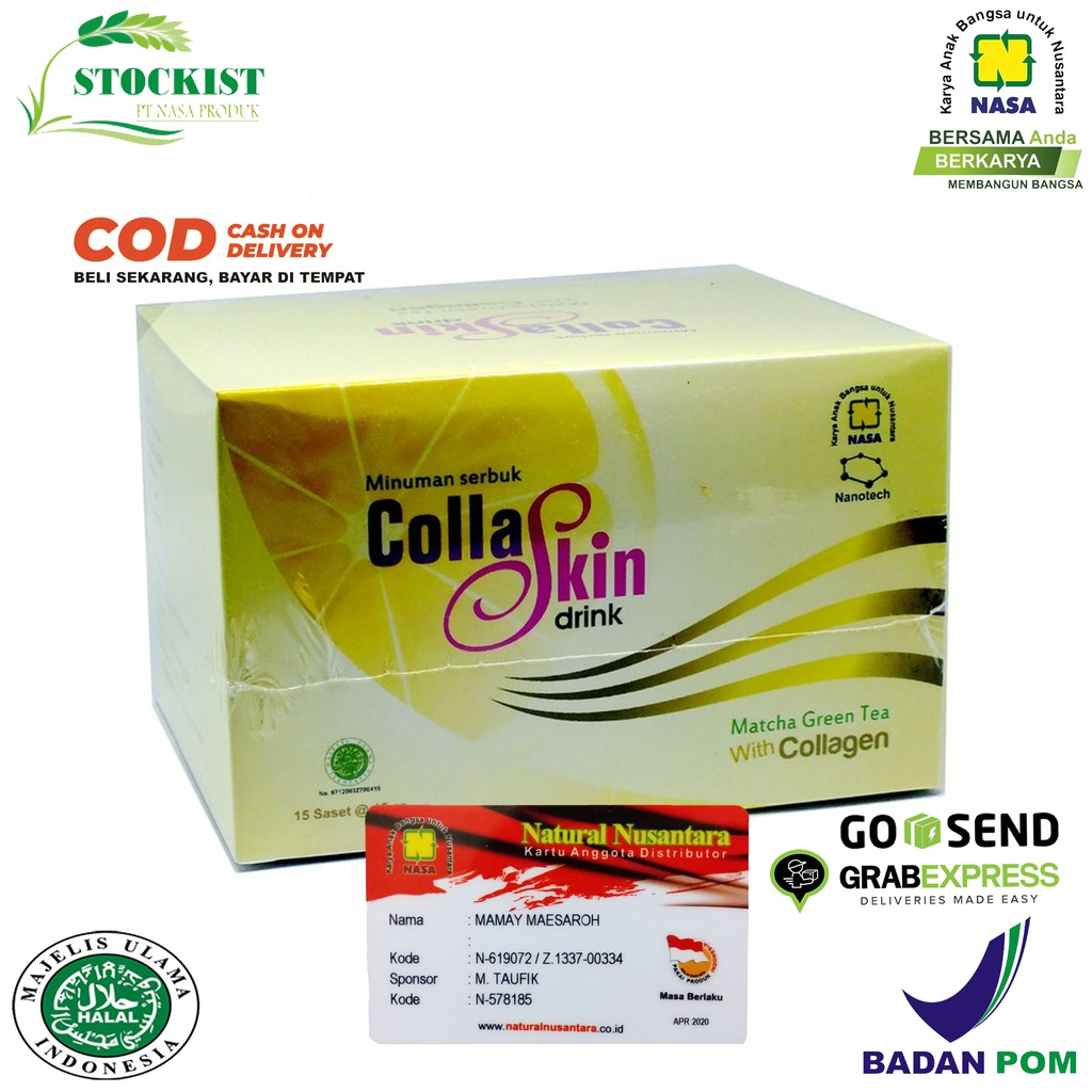 Jual Collagen Collaskin Drink Original NASA - Minuman Kecantikan ...