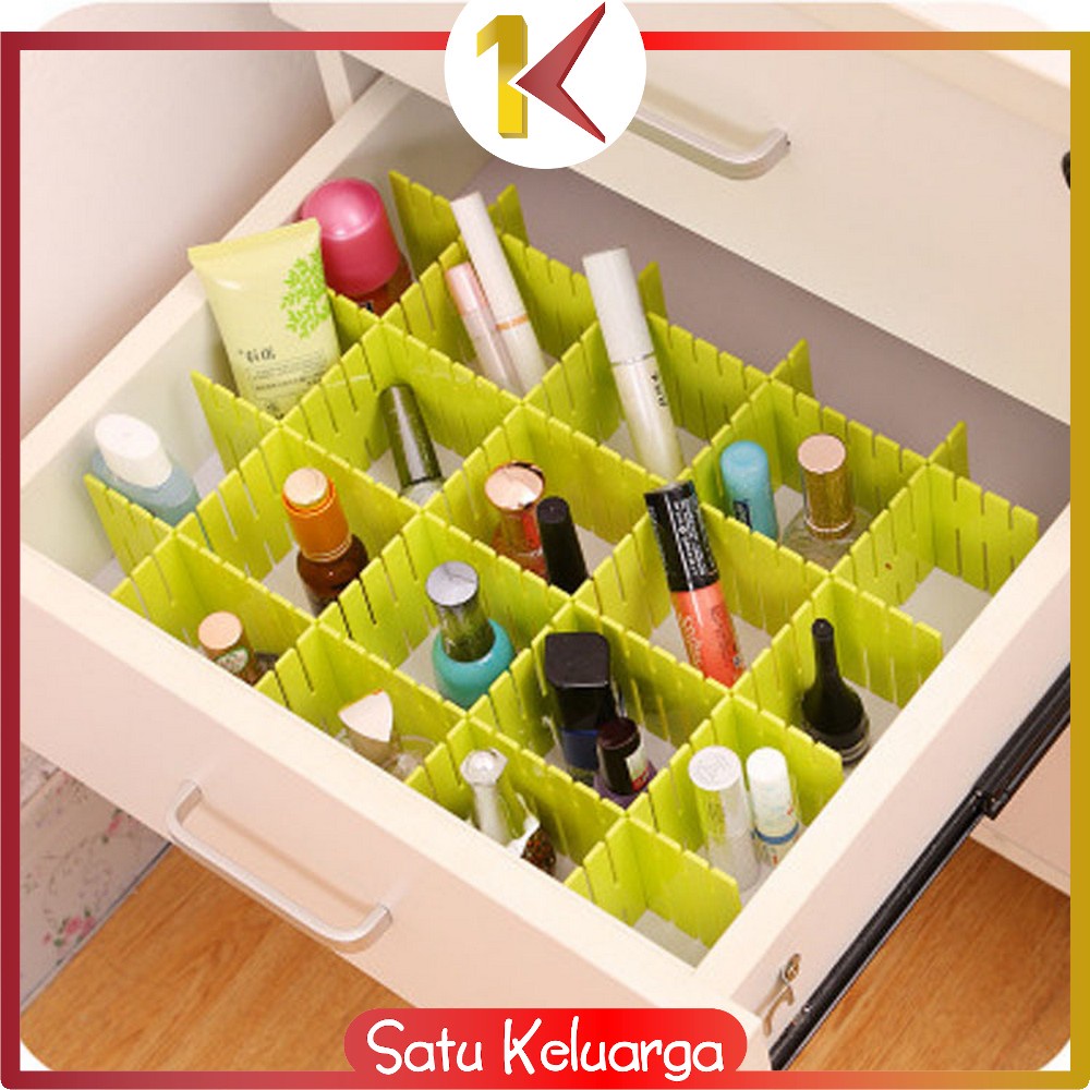 Jual SK-C652 Sekat Laci Organizer Isi 4 pcs Pembatas Laci / Penyekat ...