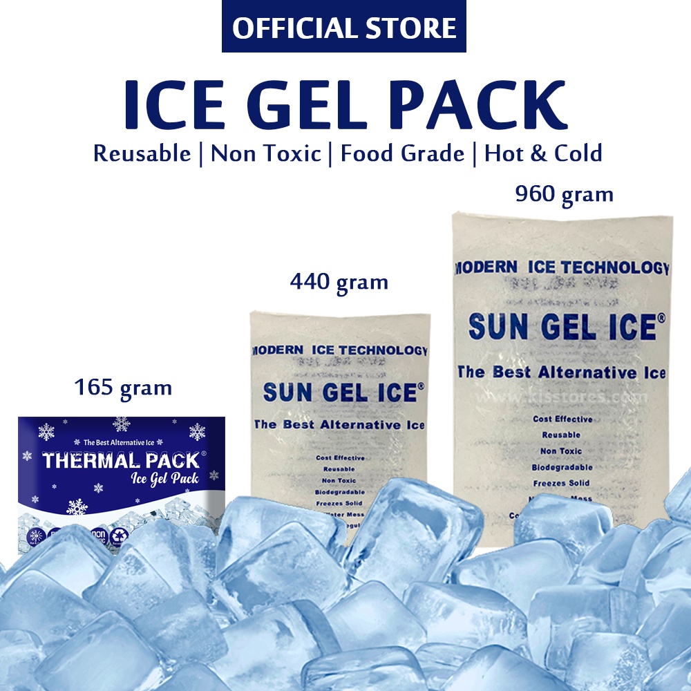 Jual Ice Gel Pack Sun Gel Ice Pack Untuk ASI, Makanan Beku Food Grade ...