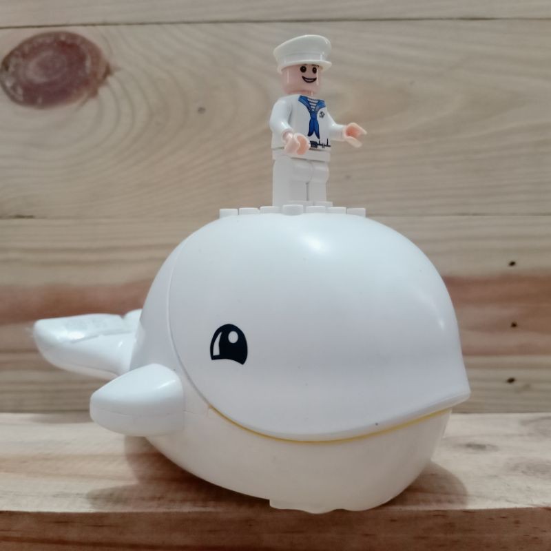 Jual recast lego ikan paus jumbo whale lego pelaut marine | Shopee ...