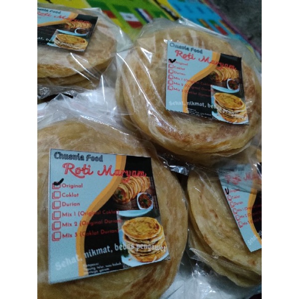 Jual Roti Maryam Ukuran Medium (Varian rasa Original, Coklat dan Durian ...