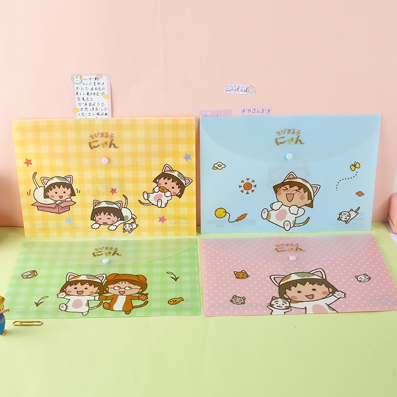 Jual Map Folder Plastik Chibi Maruko Chan Ukuran A4 Premium | Shopee ...