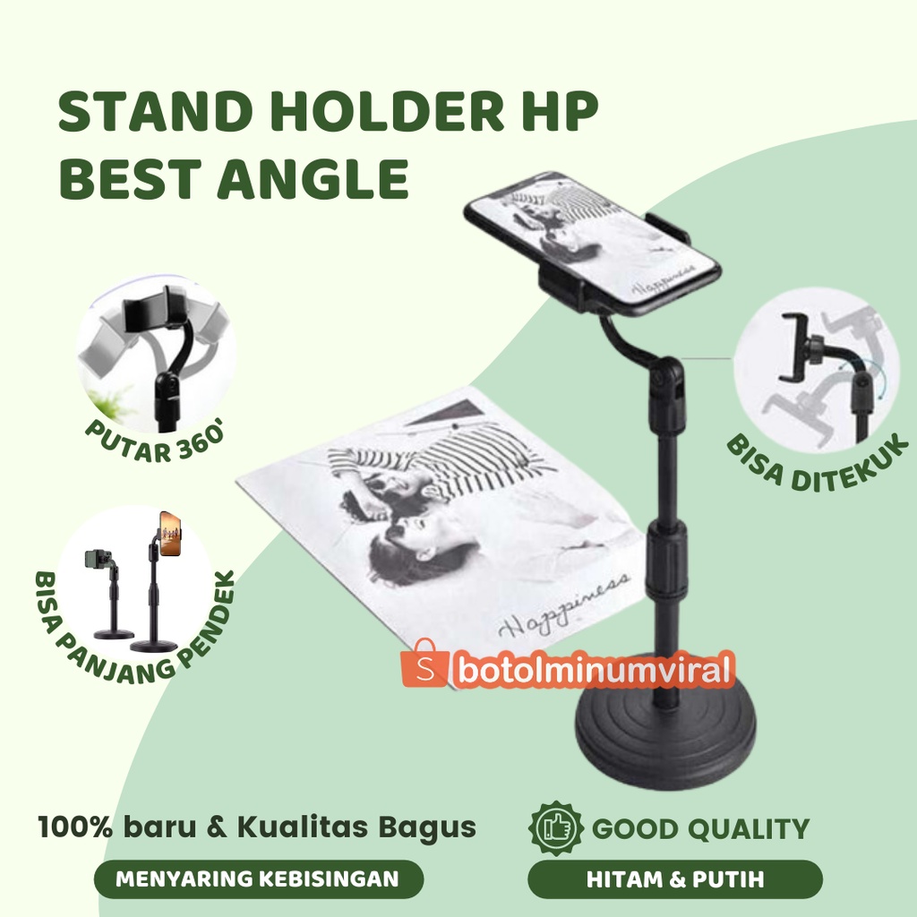 Jual Phone Stand Holder Handphone Hape HP Standing Selfie Broadcasting ...