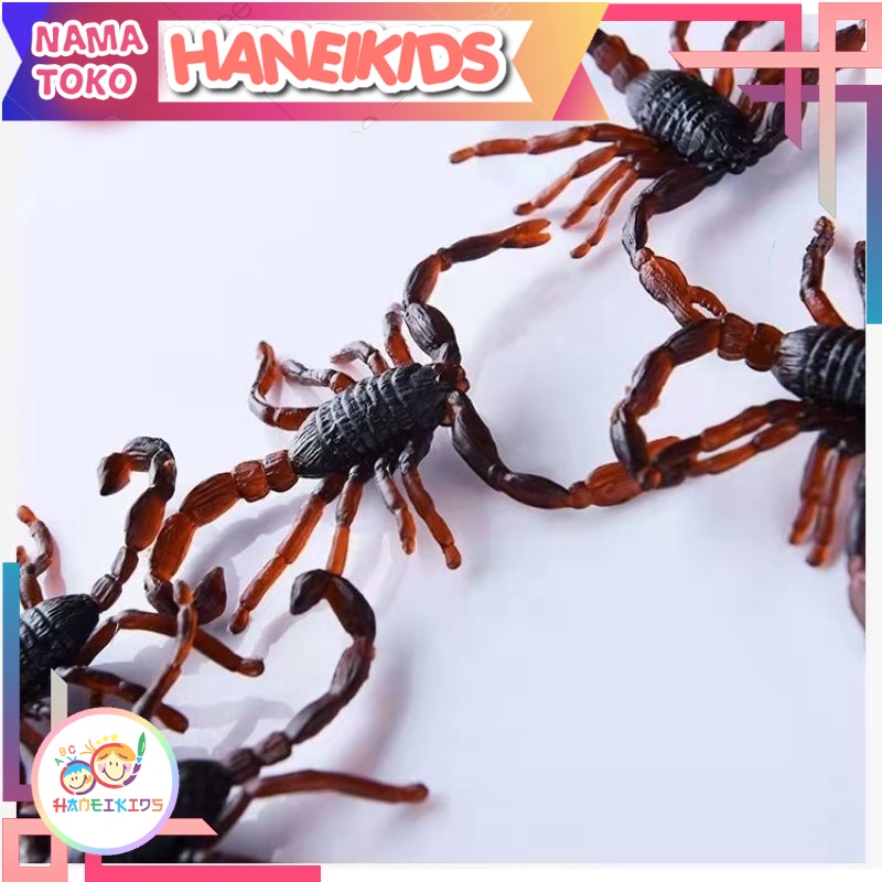 Jual Mainan HEWAN KARET PRANK Cicak Kecoak Kelabang Laba laba ...