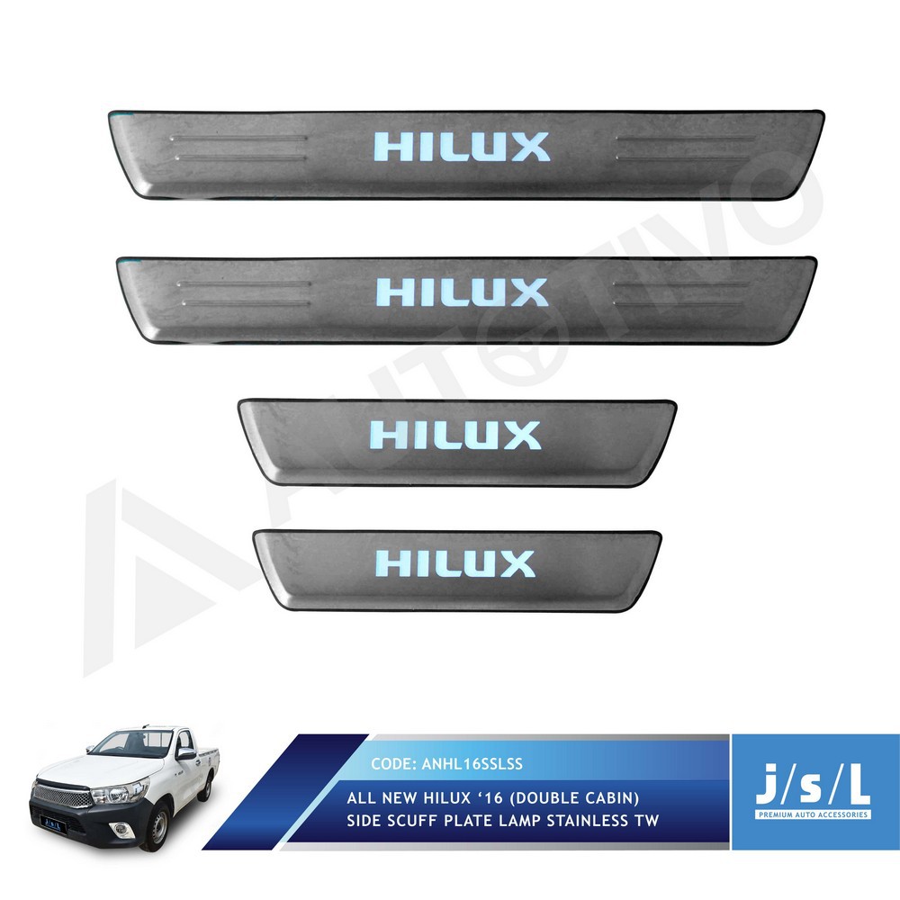 Jual Toyota All New Hilux Sillplate Samping JSL/Side Scuff Plate ...