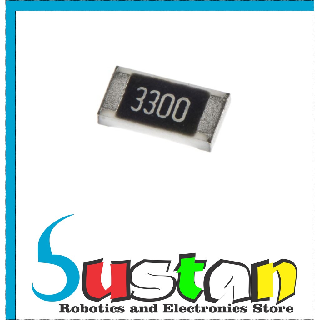 Jual Resistor SMD 0805 330Ohm 3300 RoHS Tolerance 1% Chip Resistor (10 ...