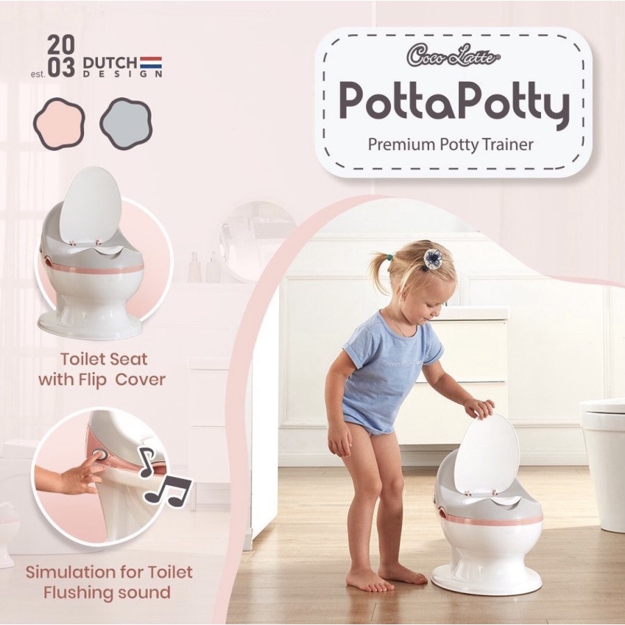 Jual Cocolatte Potta Potty Premium Potty Trainer/ Pispot Potty Train ...