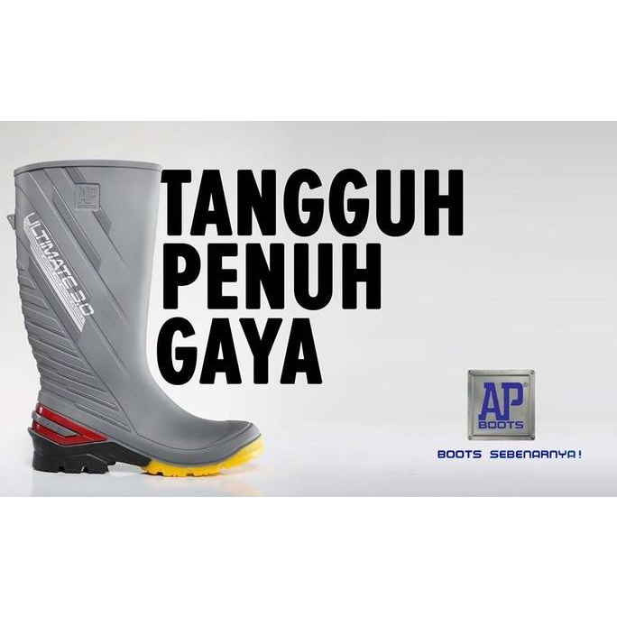 Jual Sepatu BOOTS AP Ultimate 3.0 / Boots Karet MURAH / Sepatu Motor ...