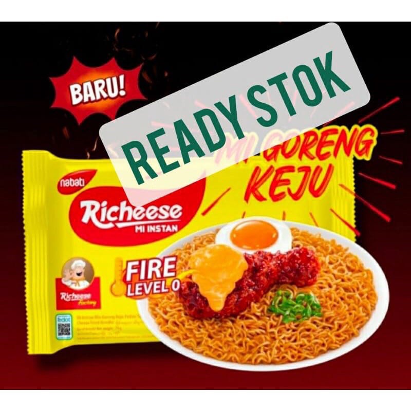 Jual Mie Richeese Level 0 / 3 / 5 - Mie Goreng Richeese Keju Pedas ...