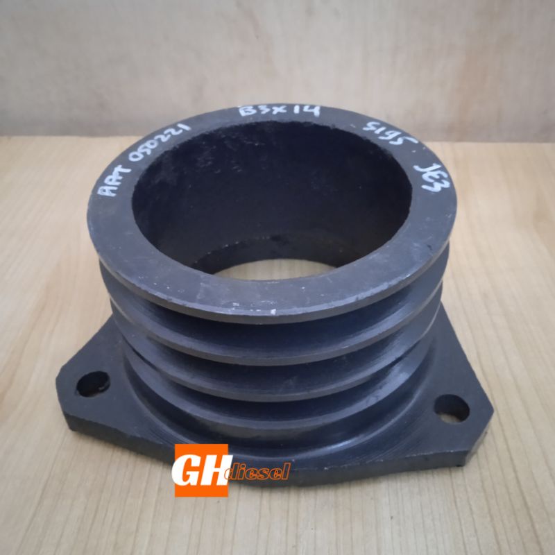 Jual pulley pully puli mesin cor S 195 12 PK sampai 23 PK ( B3 x 14 cm ...