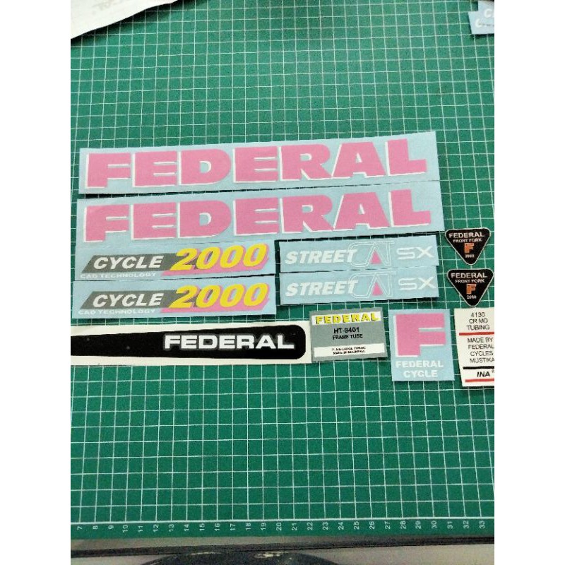 Jual stiker sepeda federal street cat sx | Shopee Indonesia