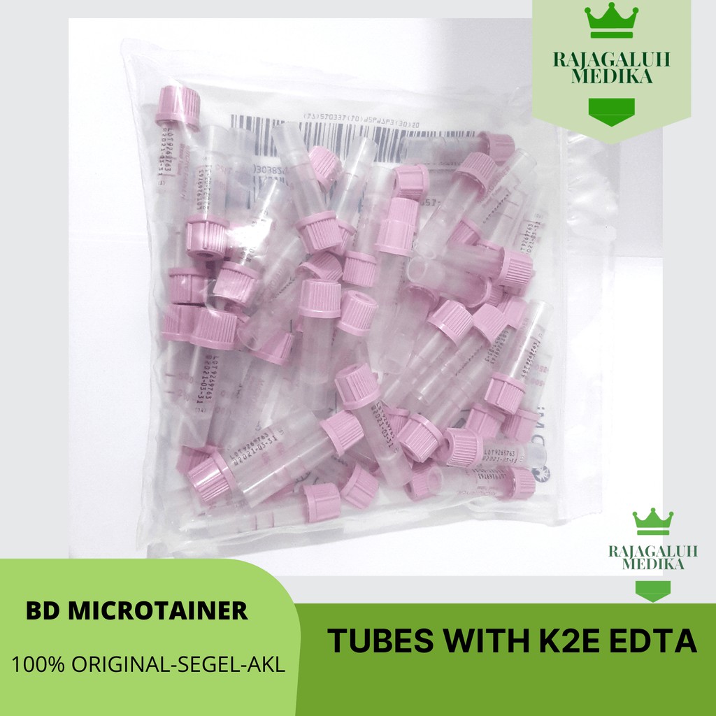 Jual BD MICROTAINER TUBES WITH K2E , BD Vacutainer Tube Micro w ...
