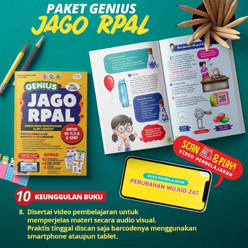 Jual Genius Jago RPAL - Untuk Anak SD kelas 4,5,6 dan SMP | Shopee ...