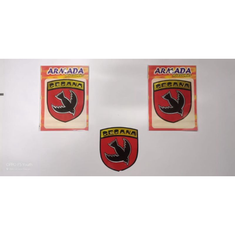 Jual Stiker Kilap kaca Gegana | Stiker motor Gegana | Stiker Mobil ...