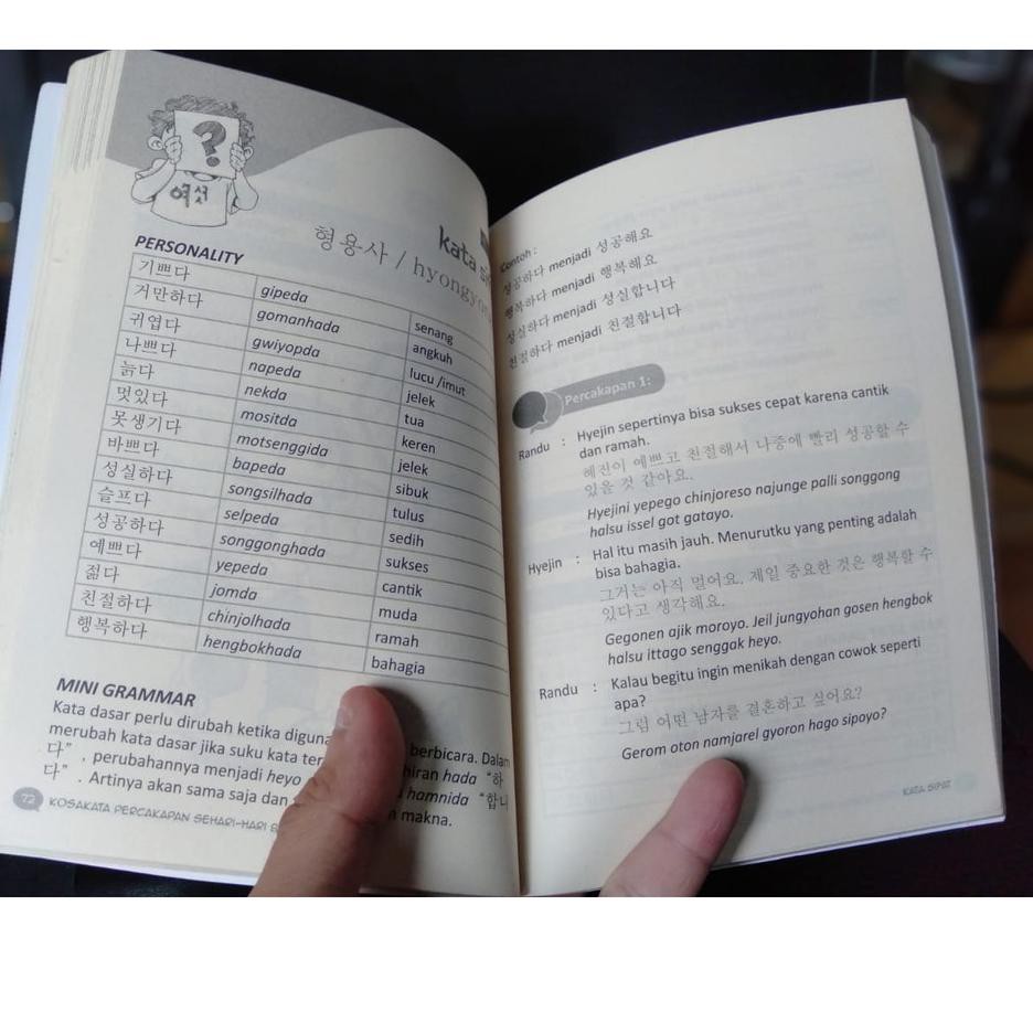 Jual Tren Kekinian.. BUKU BELAJAR BAHASA KOREA: KOSAKATA PERCAKAPAN SEHARI-HARI BAHASA KOREA ...
