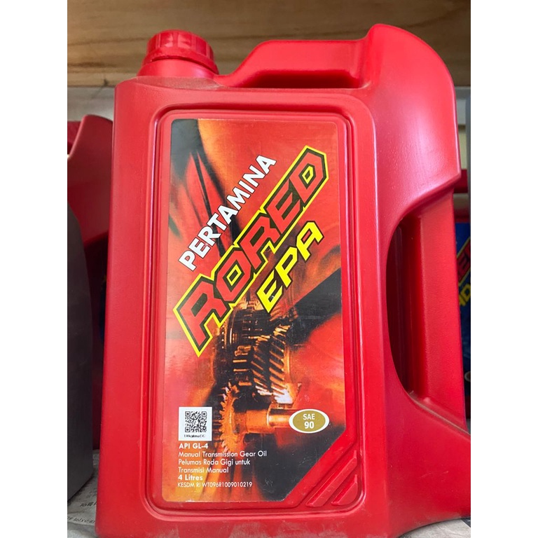 Jual Oli Pertamina RORED EPA SAE 90 4L | Shopee Indonesia