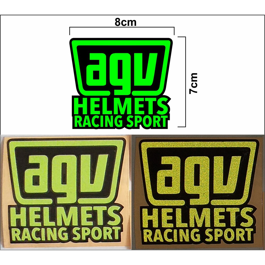 Jual Stiker cutting logo AGV, cutting sticker AGV | Shopee Indonesia