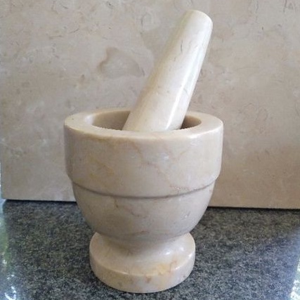 Jual Lumpang Alu Batu Lesung Mini Marmer Asli Tumbukan Tumbuk Obat ...