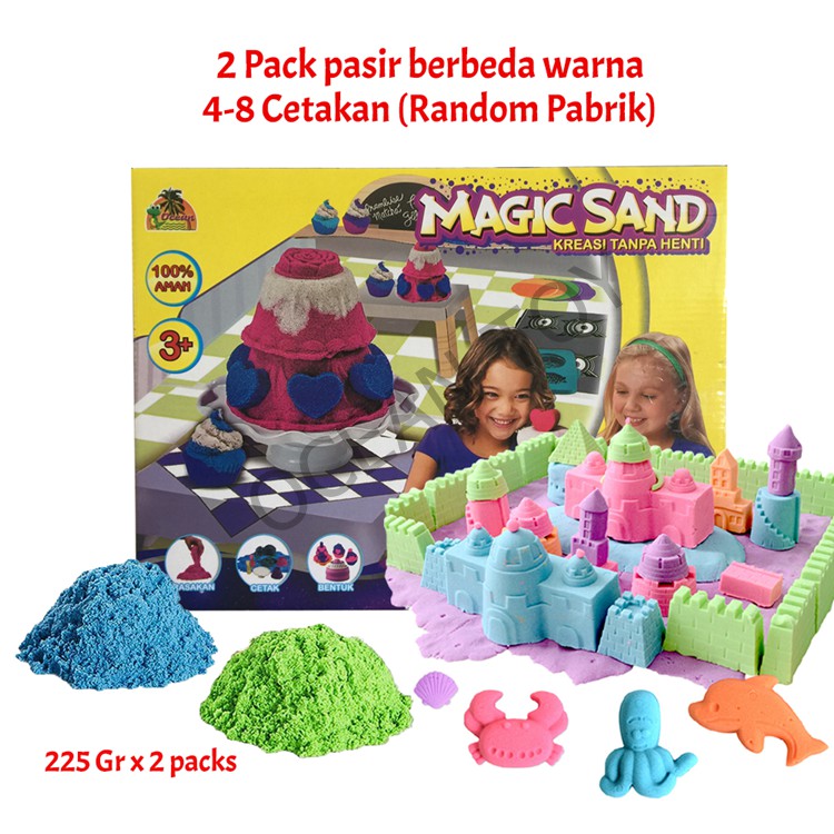 Jual Mainan Anak Pasir Ajaib Magic Sand Mainan Anak Edukasi | Shopee ...