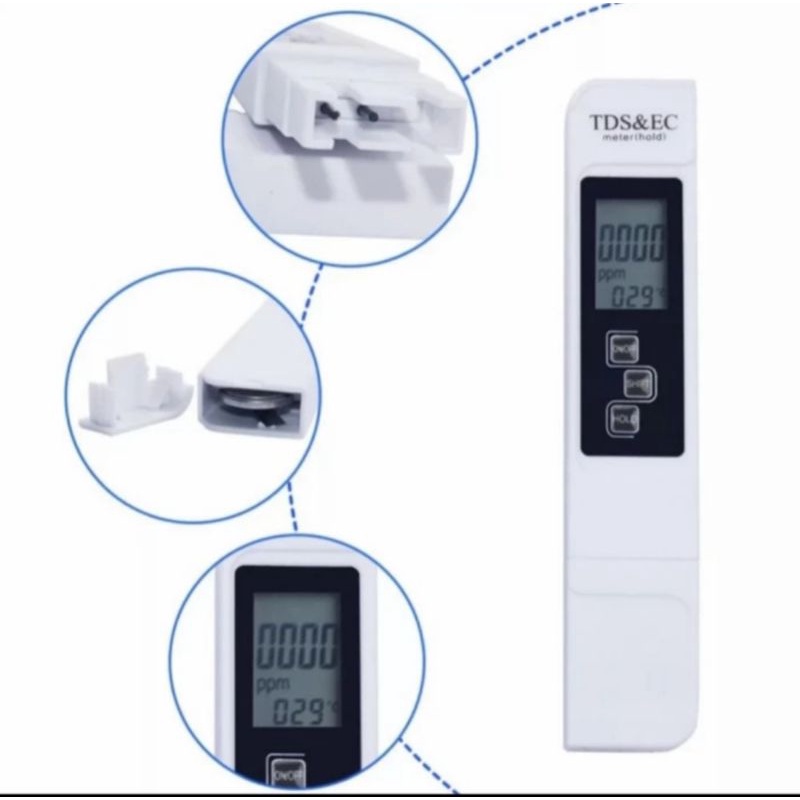 Jual TDS EC METER - ALAT UKUR HIDROPONIK PPM METER | Shopee Indonesia