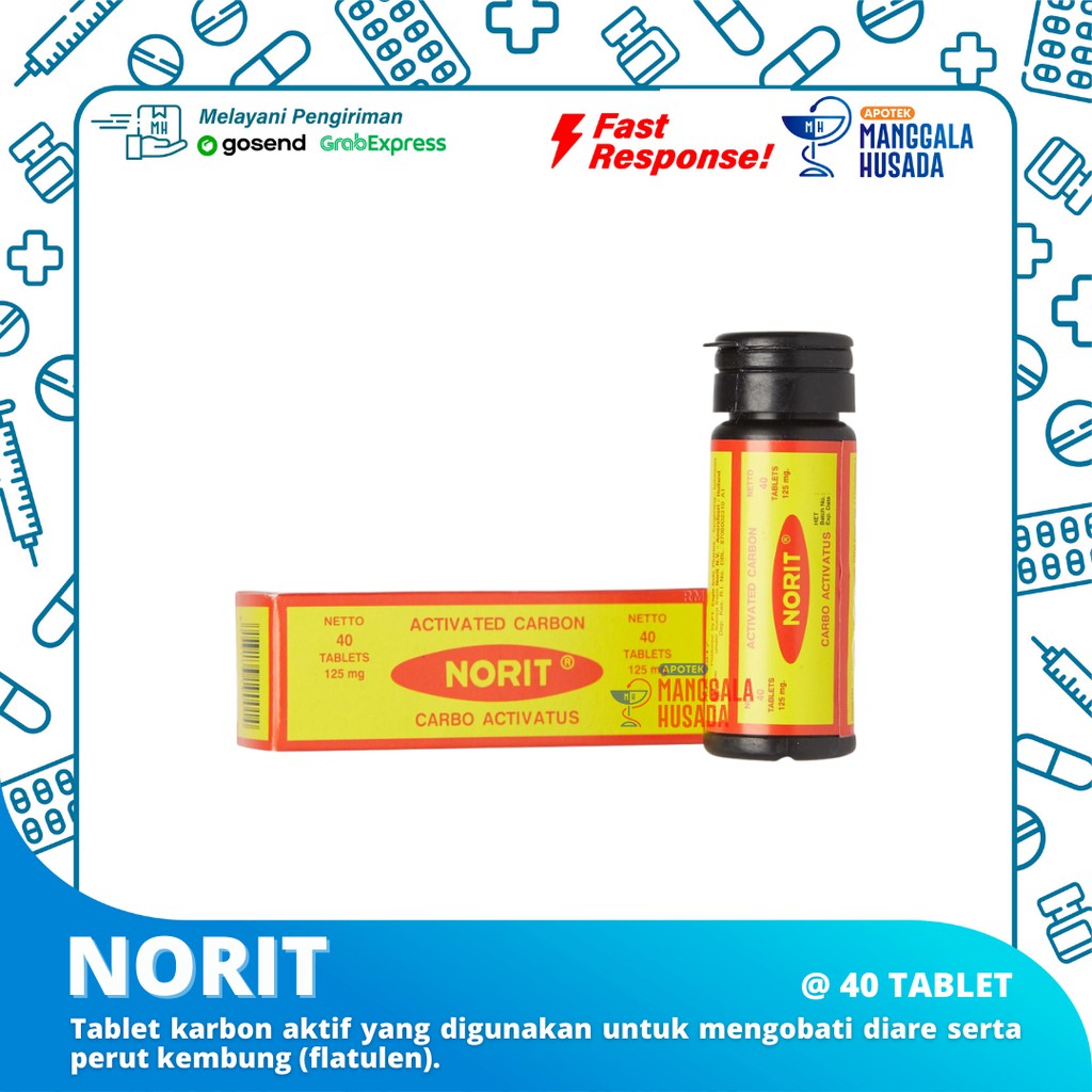 Jual NORIT PER BOTOL @ 40 TABLET | Shopee Indonesia