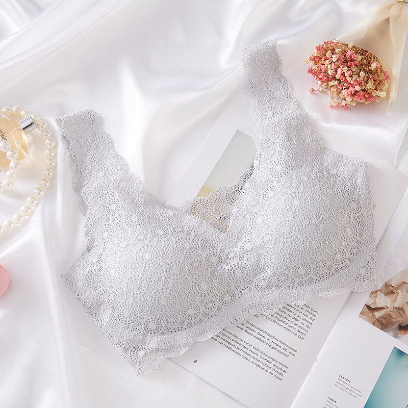 Jual YOROYAL Bra Japang Renda Seamless Bra Sports Bra Import Lace Bahan ...