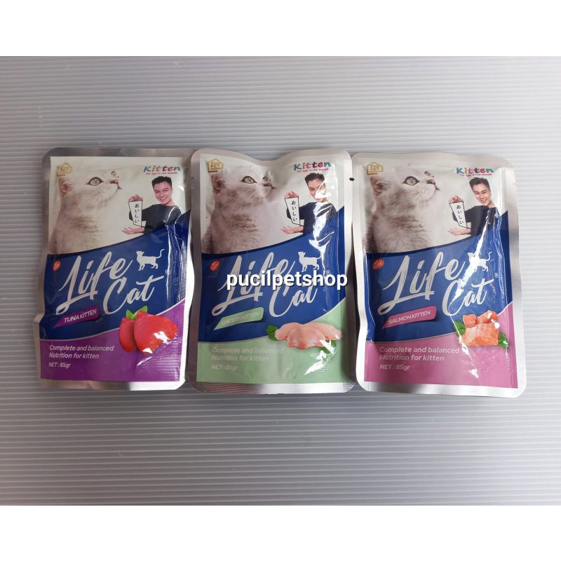 Jual Life Cat Sachet Lifecat Pouch Life Cat Kitten Wetfood Life Cat ...