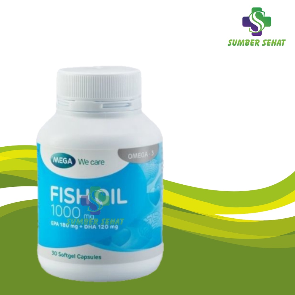 Jual MEGA WE CARE FISH OIL 1000 MG BOTOL 30 KAPSUL | Shopee Indonesia