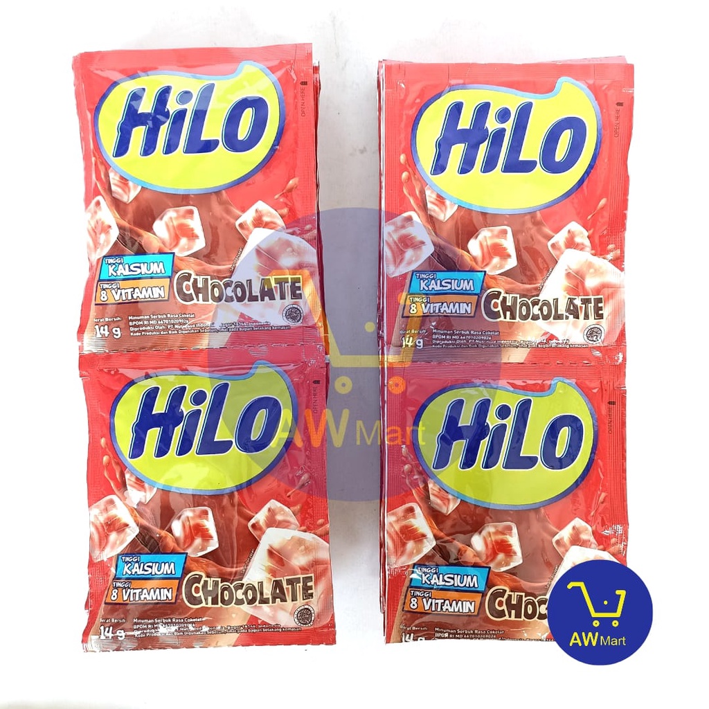 Jual HILO CHOCOLATE RENCENGAN (10 Sachet X 14GR) | Shopee Indonesia