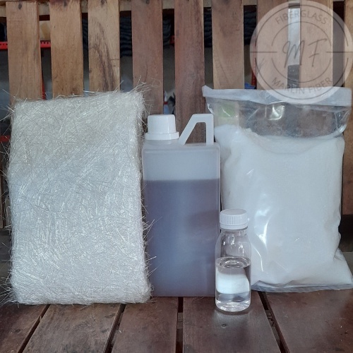 Jual Paket Murah dan Lengkap Resin Yukalac 157 1kg, Matt/ Serat Fiber ...