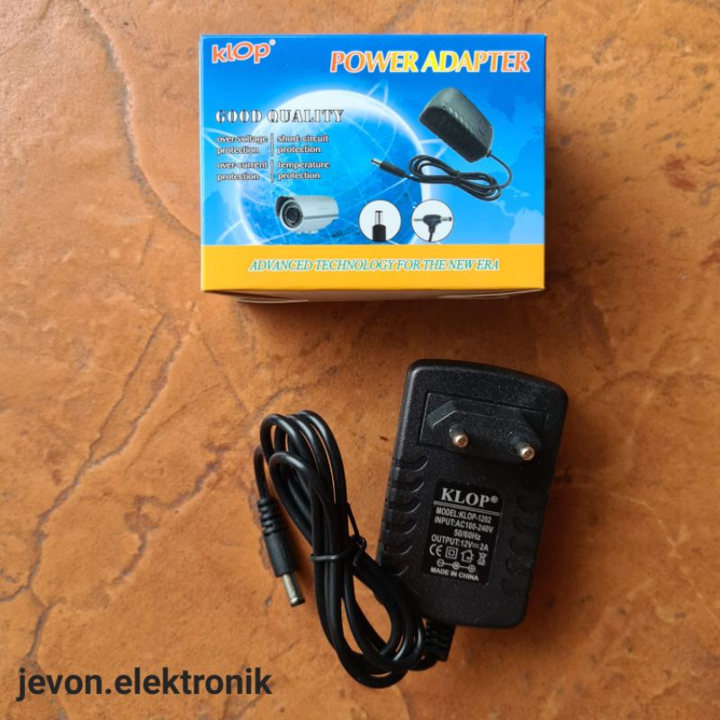Jual Power Adapter 12v 2A Adaptor KLOP Switching Power Supply 12 volt 2 ampere | Shopee Indonesia